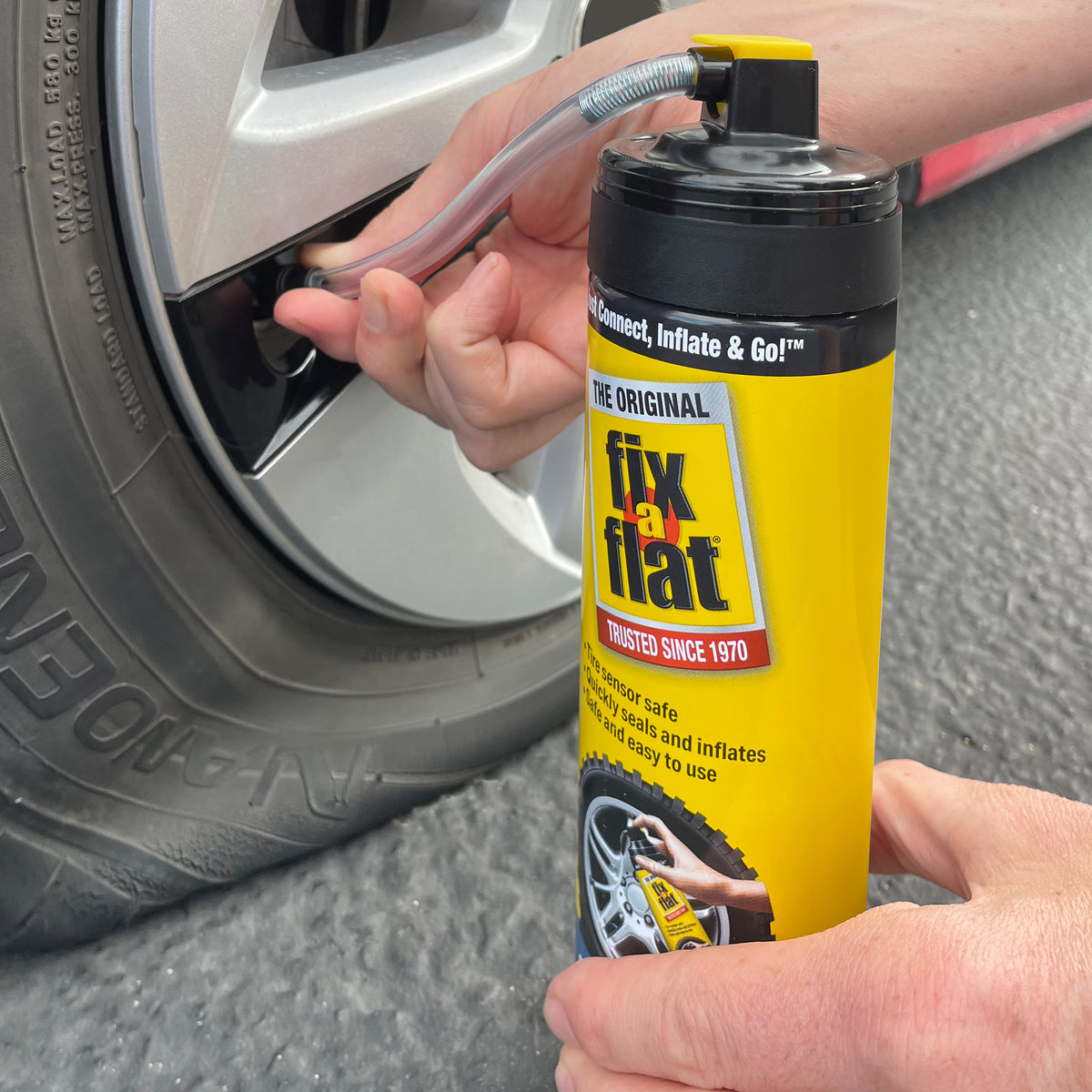 Fix-a-Flat 16 oz. for Standard Tires | Emergency Flat Tire Repair