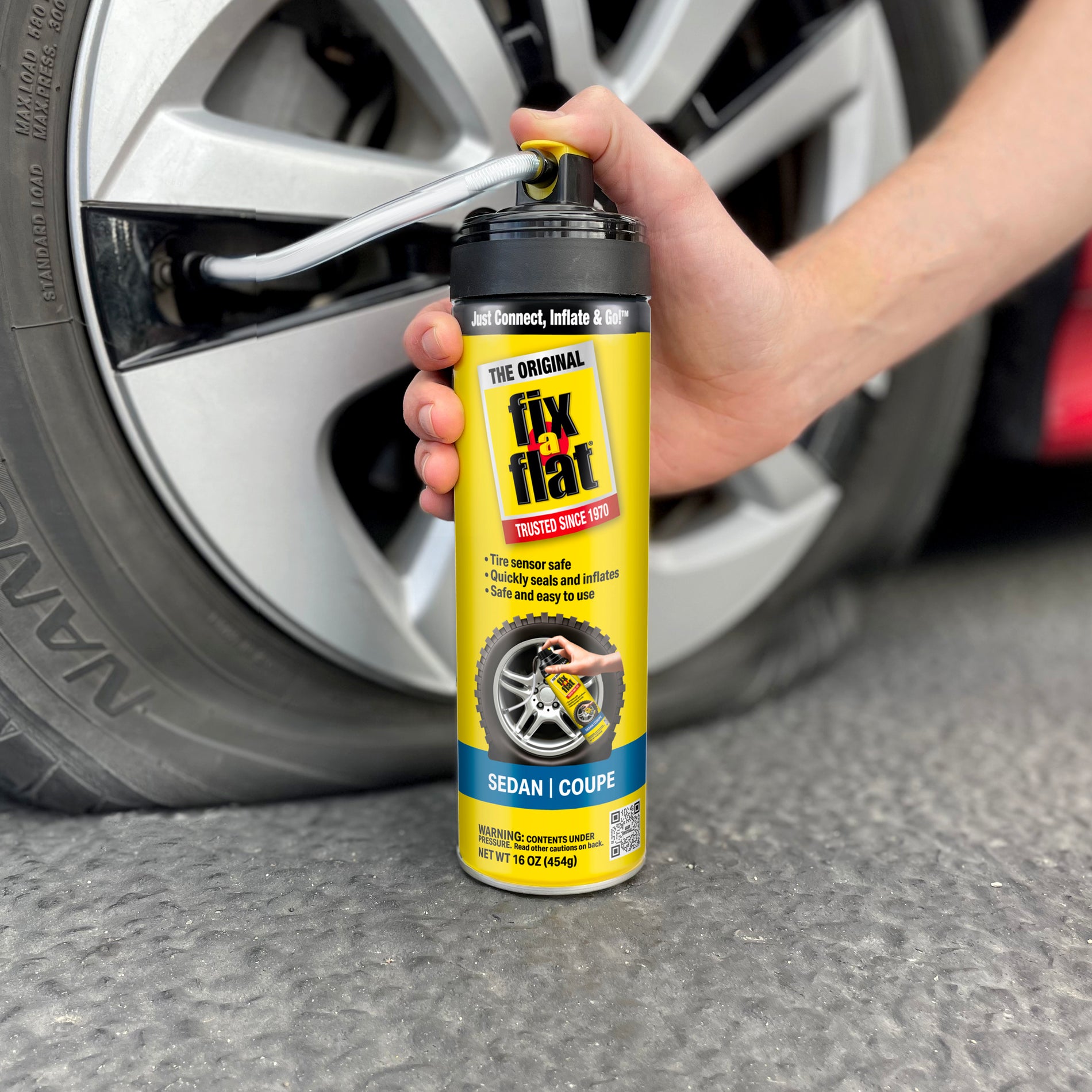 Fix-a-Flat 16 oz. for Standard Tires | Emergency Flat Tire Repair